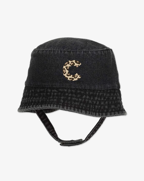 Letter | Black Denim Bucket Hat – The Junior Edit